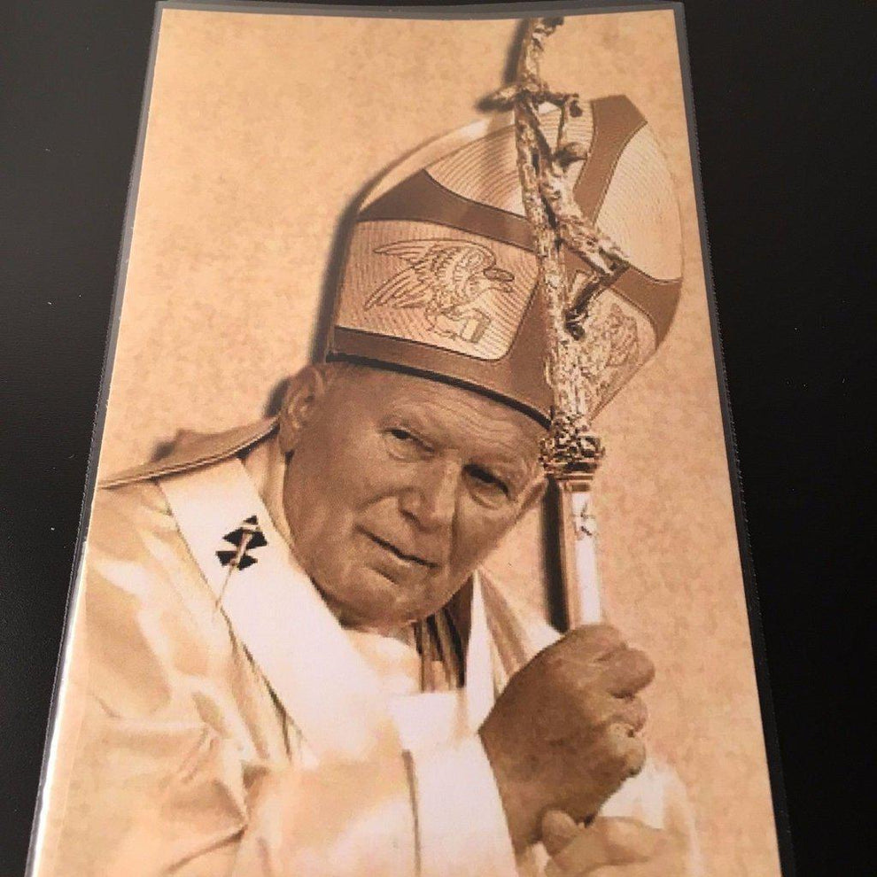 St. John Paul II - St. JPII Wall Crucifix - Catholic Papal Cross ...